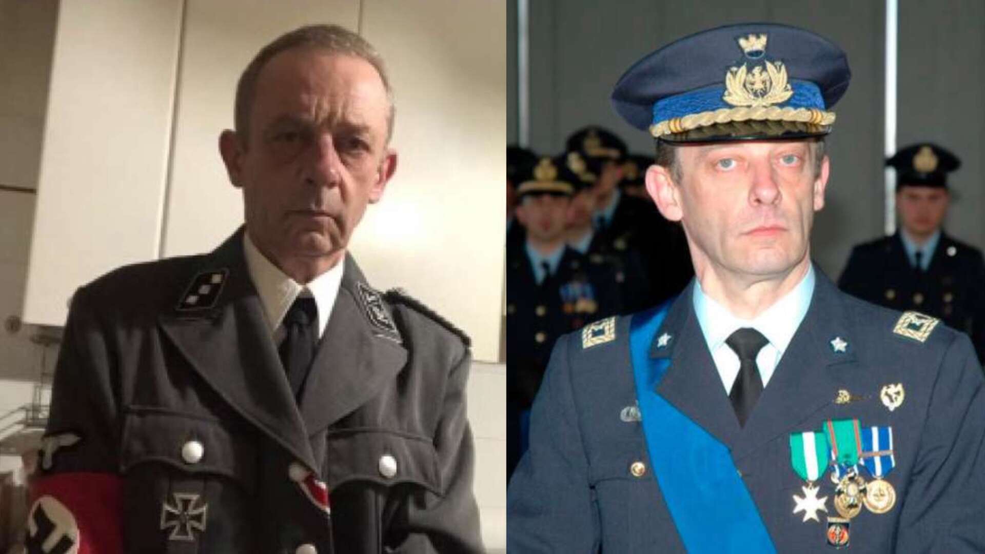 Colonnello dell’Aeronautica pubblica foto vestito nazista 9